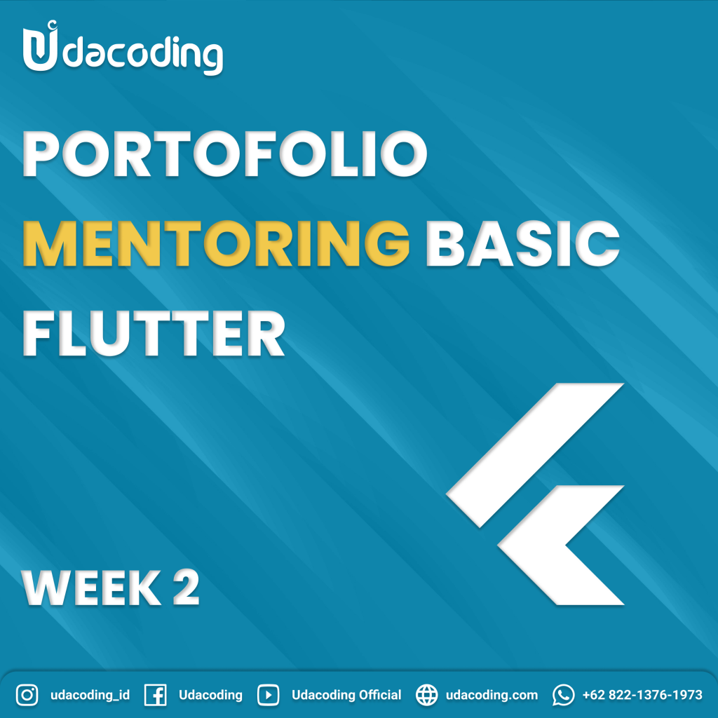 Portofolio Mentoring Flutter Basic – UDACODING
