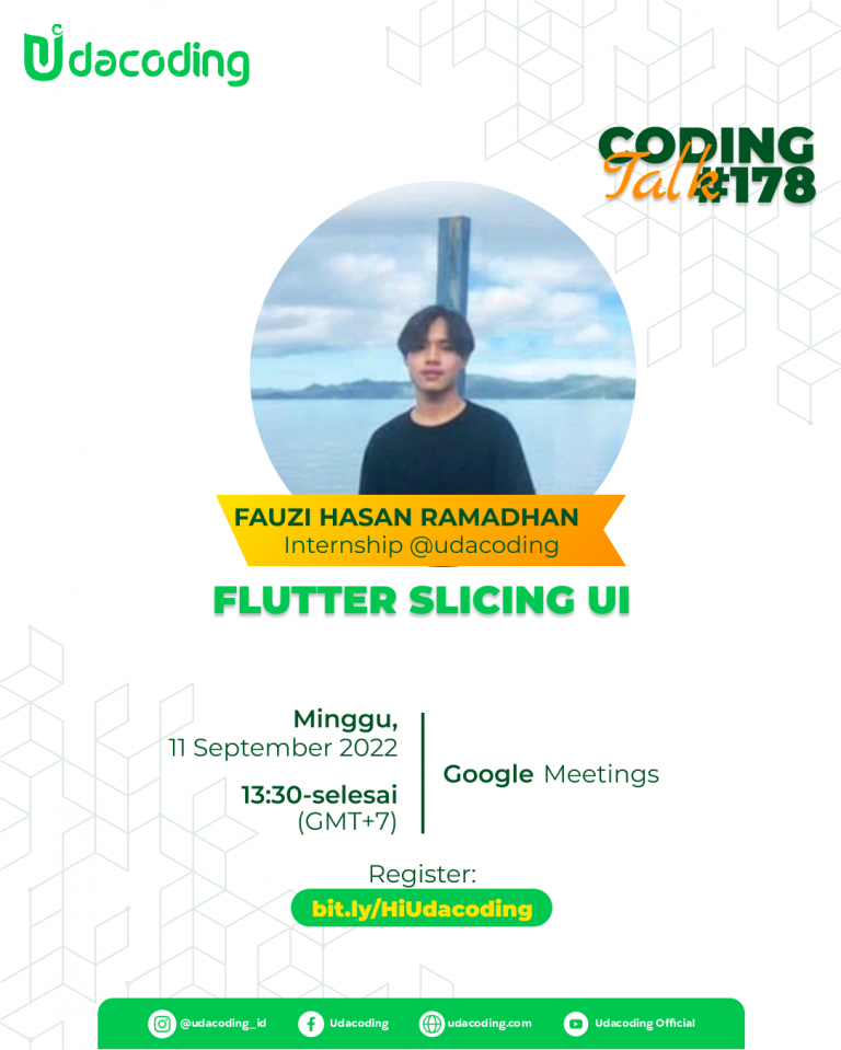 CodingTalk #Flutter Slicing UI – UDACODING
