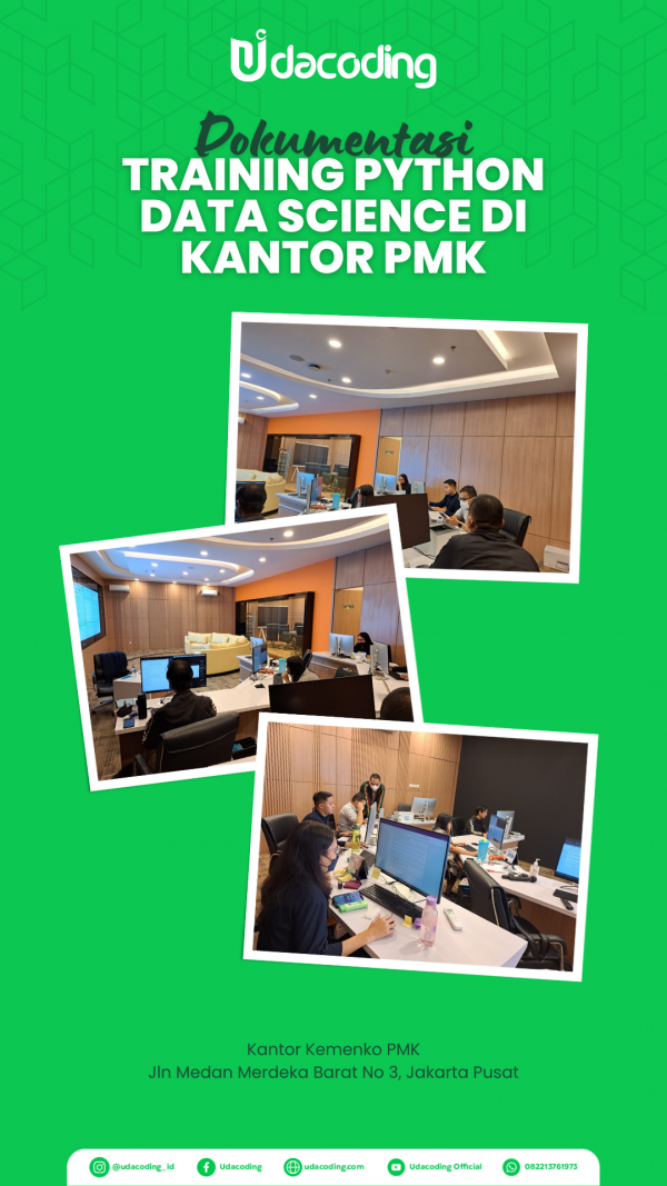 Training Python For Datascience Di Kemenko PMK – UDACODING