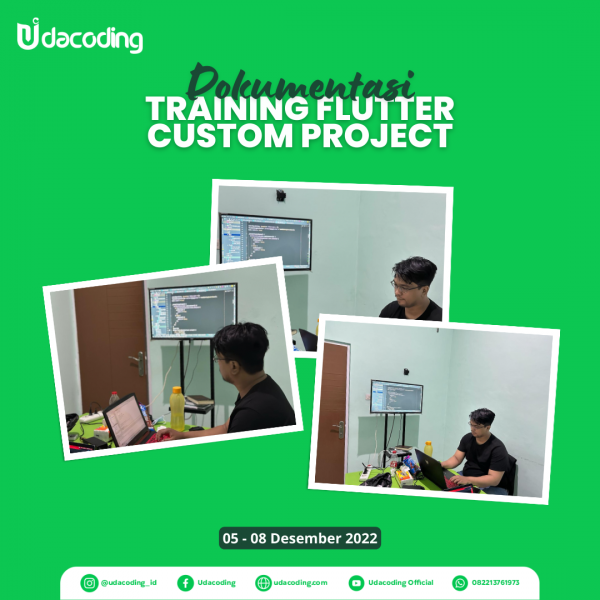 Dokumentasi Training FLutter Custom Project – UDACODING